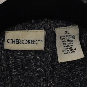 Cherokee | Sweaters | Cherokee Grey Cable Knit Cardigan | Poshmark